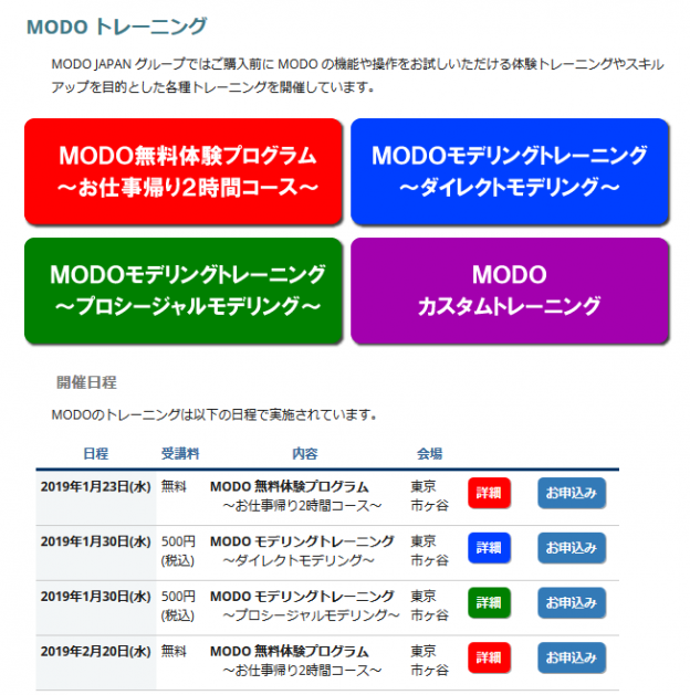 MODO の学習ツールについてのご紹介 | MODO JAPAN GROUP 公式ブログ