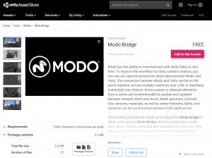 Unity：「Modo Bridge」アセットストアにて無償配布開始 | MODO JAPAN GROUP 公式ブログ