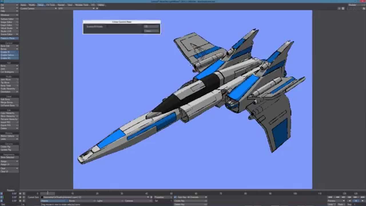 Cel Shading: Intersection Edges in LightWave 2015 | 株式会社ディストーム