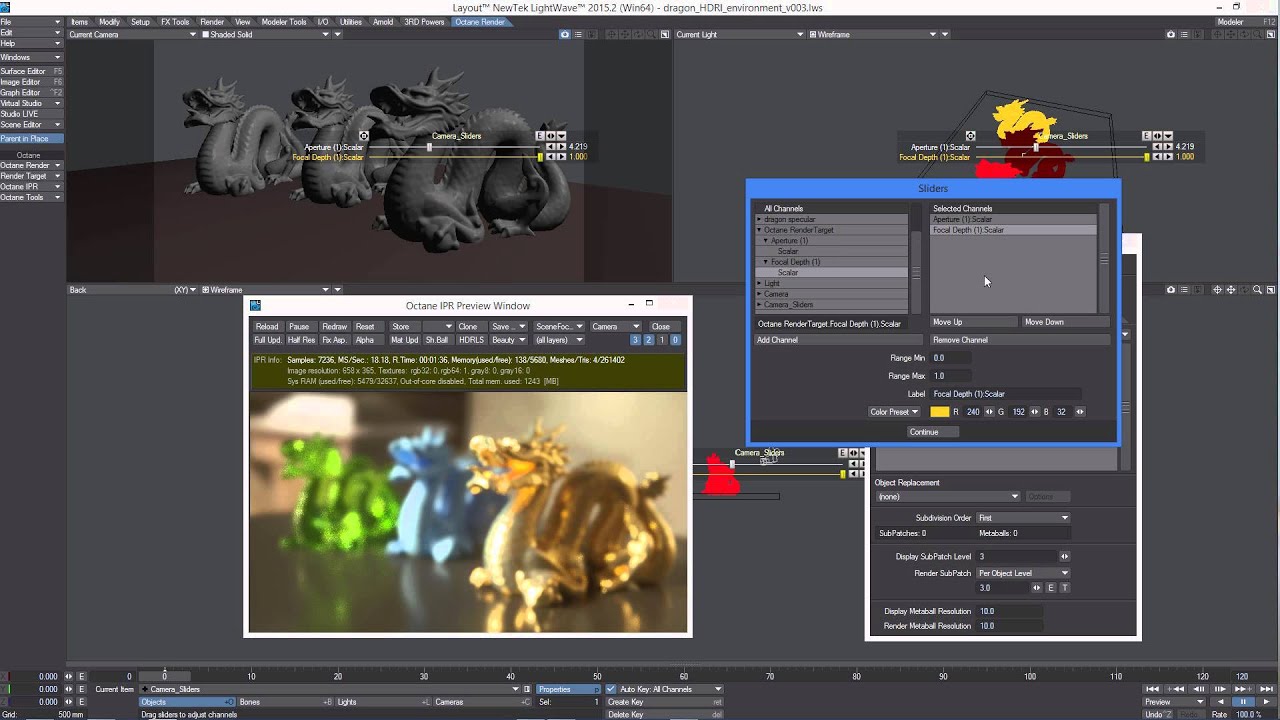 Octane Render for LightWave: The Camera – Part 2 | 株式会社ディストーム